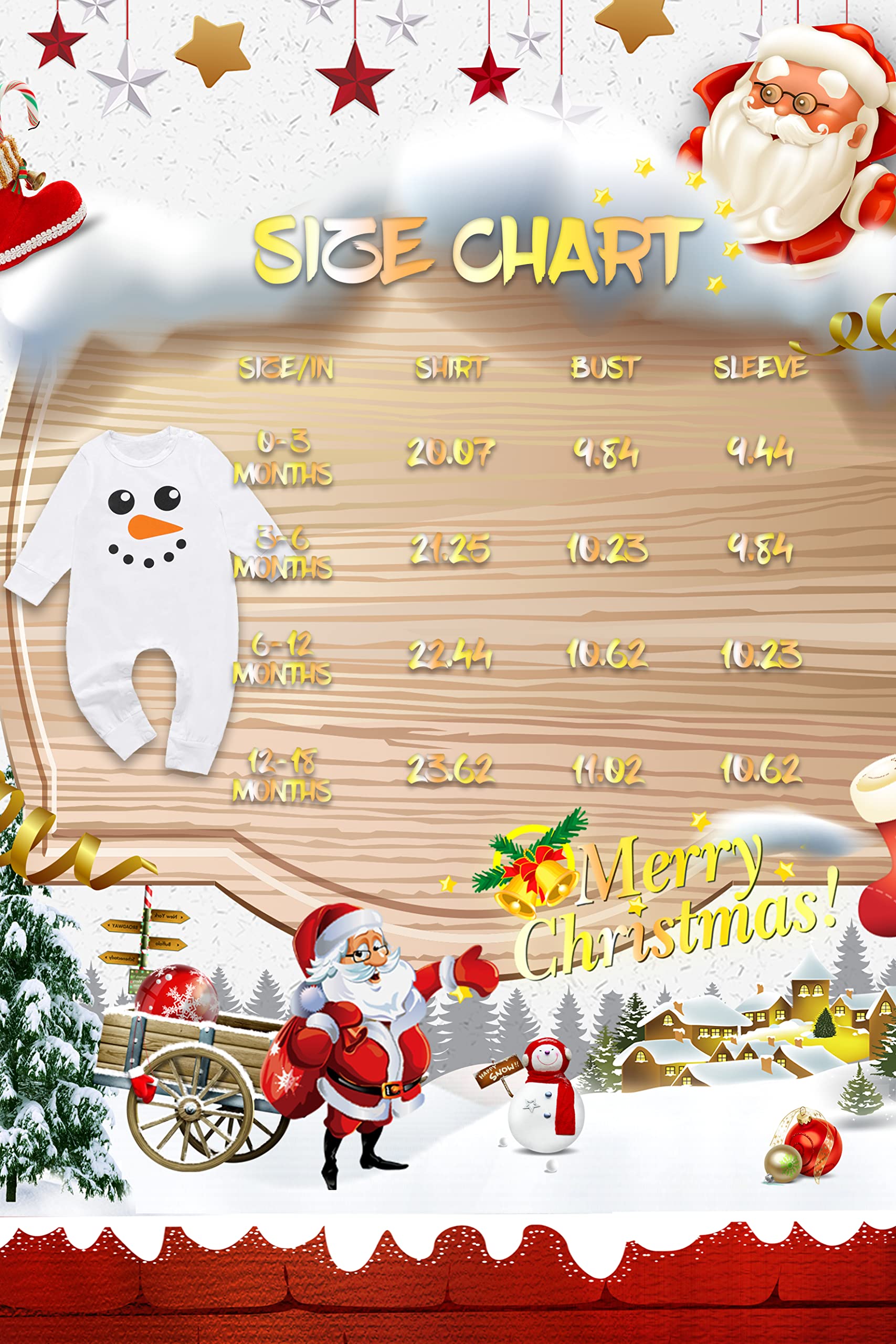 Fantasy Era Baby Olaf Costume, Baby Snowman Costume, Infant Christmas Romper Onesie(6-12 Months)