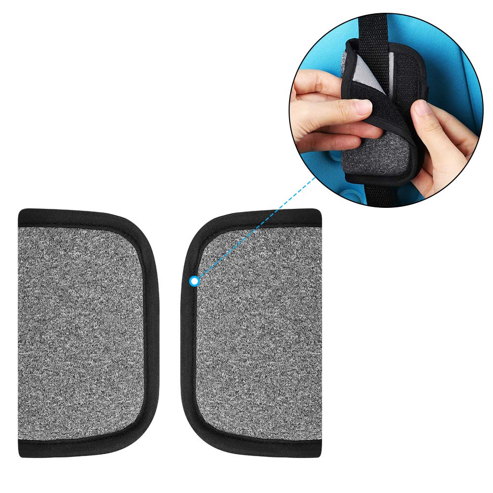 Accmor Car Seat Strap Covers for Baby Kids, Car Seat Strap Covers Shoulder Pads, Soft Seat Belt Covers for All Car Seats, Pushchair, Stroller