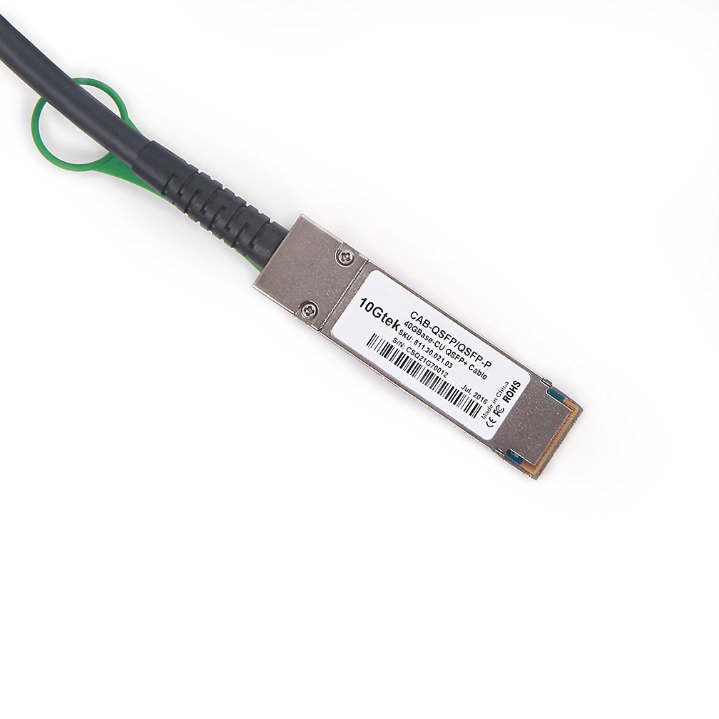 40G QSFP+ DAC Cable - 40GBASE-CR4 Passive Direct Attach Copper Twinax QSFP Cable for Arista CAB-Q-Q-3M Devices, 3-Meter(10ft)