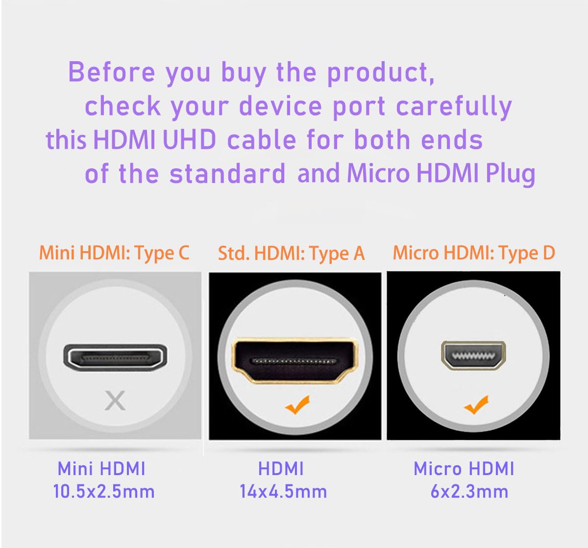 200ft 4K HDMI Cable, Fiber Optic HDMI Cable, Micro HDMI to HDMI, Detachable Type A+Type D,18Gbps Ultra Speed, 4K 60Hz,Slim Flexible, Long Extended HMDI Cable, DVI to HDMI