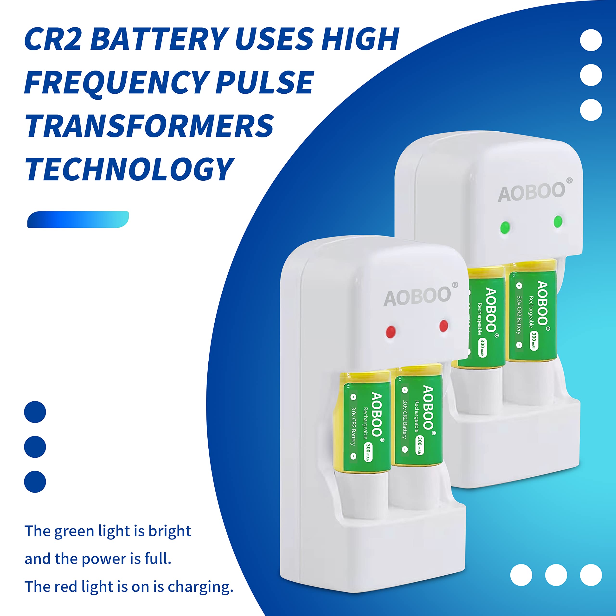 CR2 3V Camera Battery Chargers CR15H270 USB Charger with 4pcs 300Mah Rechargeable Battery for Photo Instant mini25 Camera Digital Harinezumi Sight Laser Golf Rangefinder Disc Brake