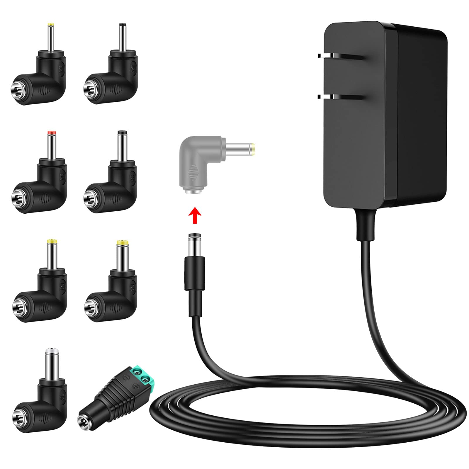 MEROM 12V Power Supply Adapter Compatible with Seagate, WD Western Digital My Book External Hard Drive Charger Cord WD5000H1U-00 - US Plug
