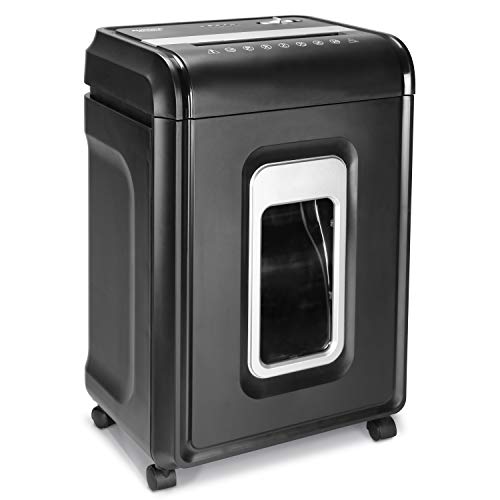 Aurora AU2260XA Heavy Duty Anti-Jam 22-Sheet Crosscut Shredder/60 Min Run Time/ 7-Gallon Pullout Basket and Casters
