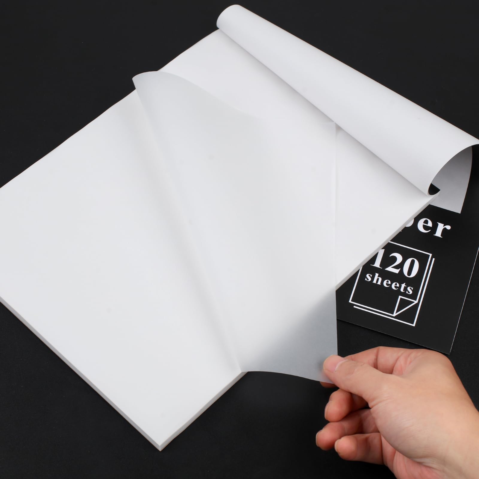 120 Sheets Tracing Paper for Drawing, 8.5βx 11β Trace Paper, Translucent Vellum Paper Tracing Paper Pad, Tracing Pad for Sketching, Preliminary Drawing, Overlaying Images Tracing