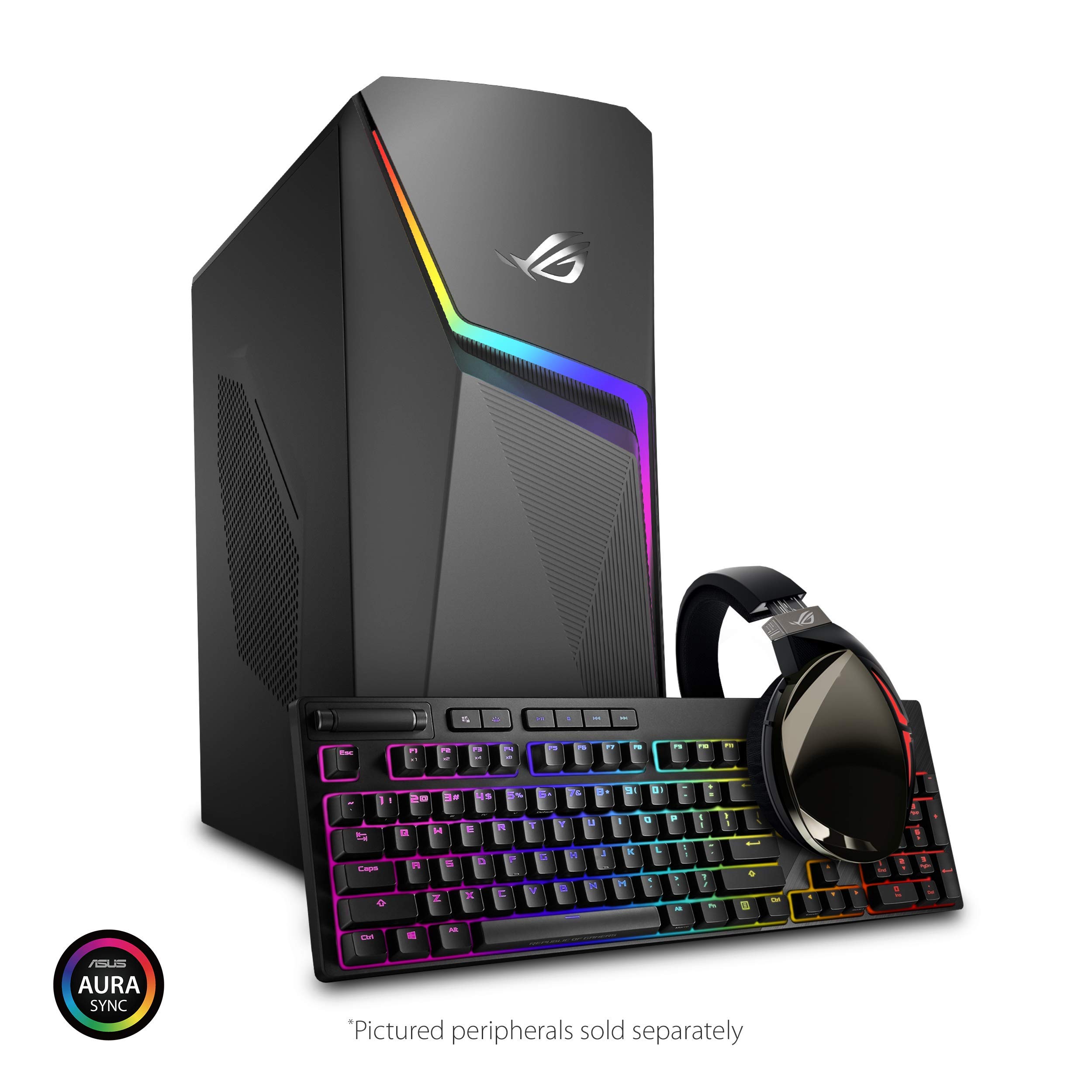 ROG Strix GL10DH Gaming Desktop PC, AMD Ryzen 5 3400G, GeForce GTX 1650, 8GB DDR4 RAM, 512GB PCIe SSD, Wi-Fi 5, Windows 10 Home, GL10DH-PH552 (Renewed)