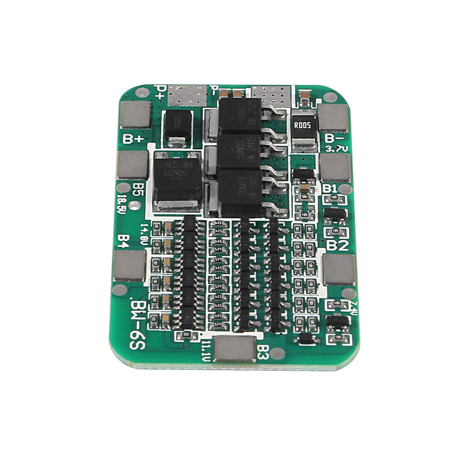 3 Pcs MELIFE 6S 15A 24V PCB BMS Battery Protection Board for Lithium 18650 Battery Packs Lipo Cell Module