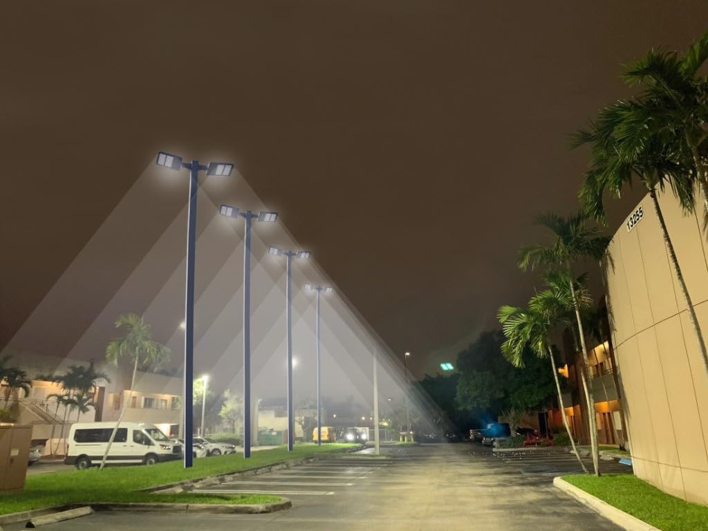 42,000 Lumen - 300 watt NextGen III LED Shoebox Lights - Dimmable - NO Photocell - Bronze - Slip FIT Mount - 10KV Surge