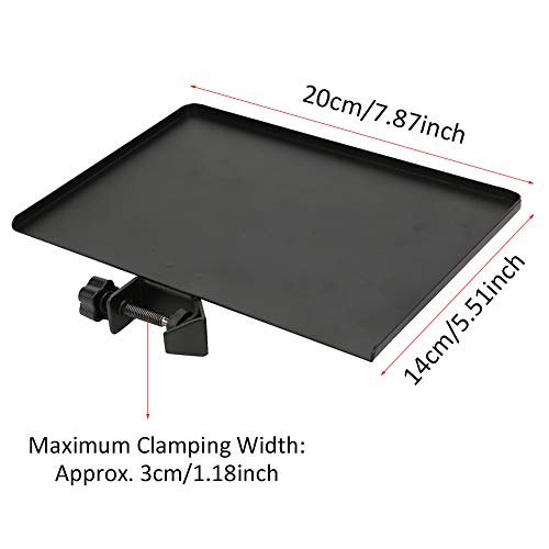 Sound Card Tray,Universal Sound Card Tray Live Broadcast Microphone Mic Rack Stand Phone Clip Holder,Multifunction ABS+Metal Commodity Shelf Mobile Phone Live Broadcast Bracket