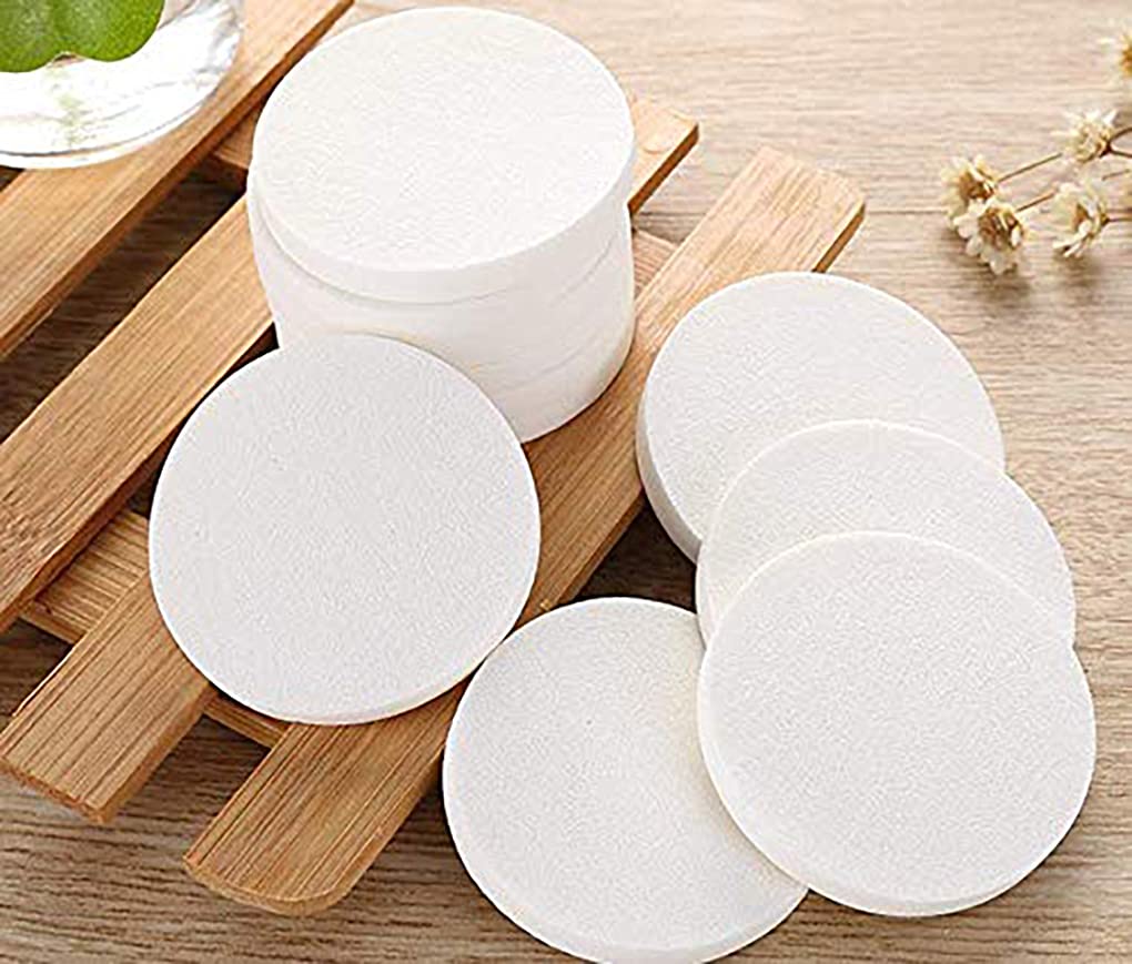 RUITASA 25Pcs Makeup Sponge Cosmetic Puff Use for Dry and Wet Cosmetics Blush Applicators Round Sponges Foundation