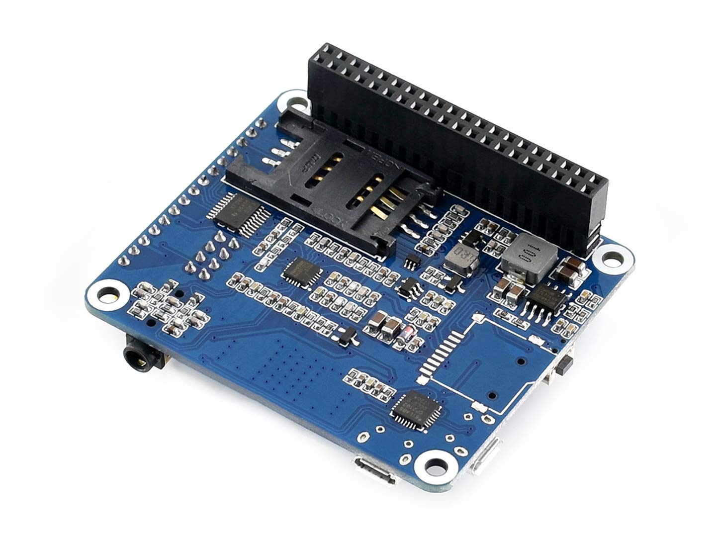 TOP1 SIM7600A-H 4G HAT for Raspberry Pi, LTE Cat-4 4G/3G Communication GNSS Positioning. Supports Raspberry Pi Series Boards and Jetson Nano