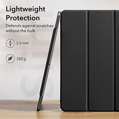 ESR for iPad Pro 12.9 Case (2022/2021/2020, 6th/5th/4th Generation), iPad Air 13 Inch Case 2024 M2, Convenient Magnetic Attachment, 2-Way Stand, Rebound Magnetic Case, Black