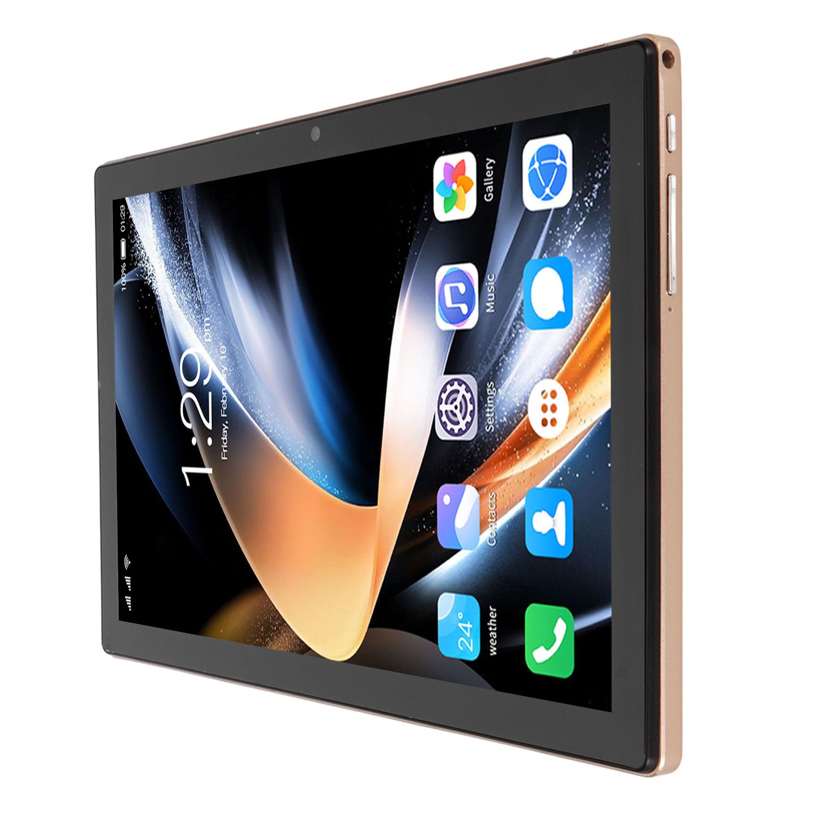 10.1 Inch Tablet, 100-240V 8GB 256GB Dual Speaker 5G WiFi Tablet 8MP 16MP (US Plug)