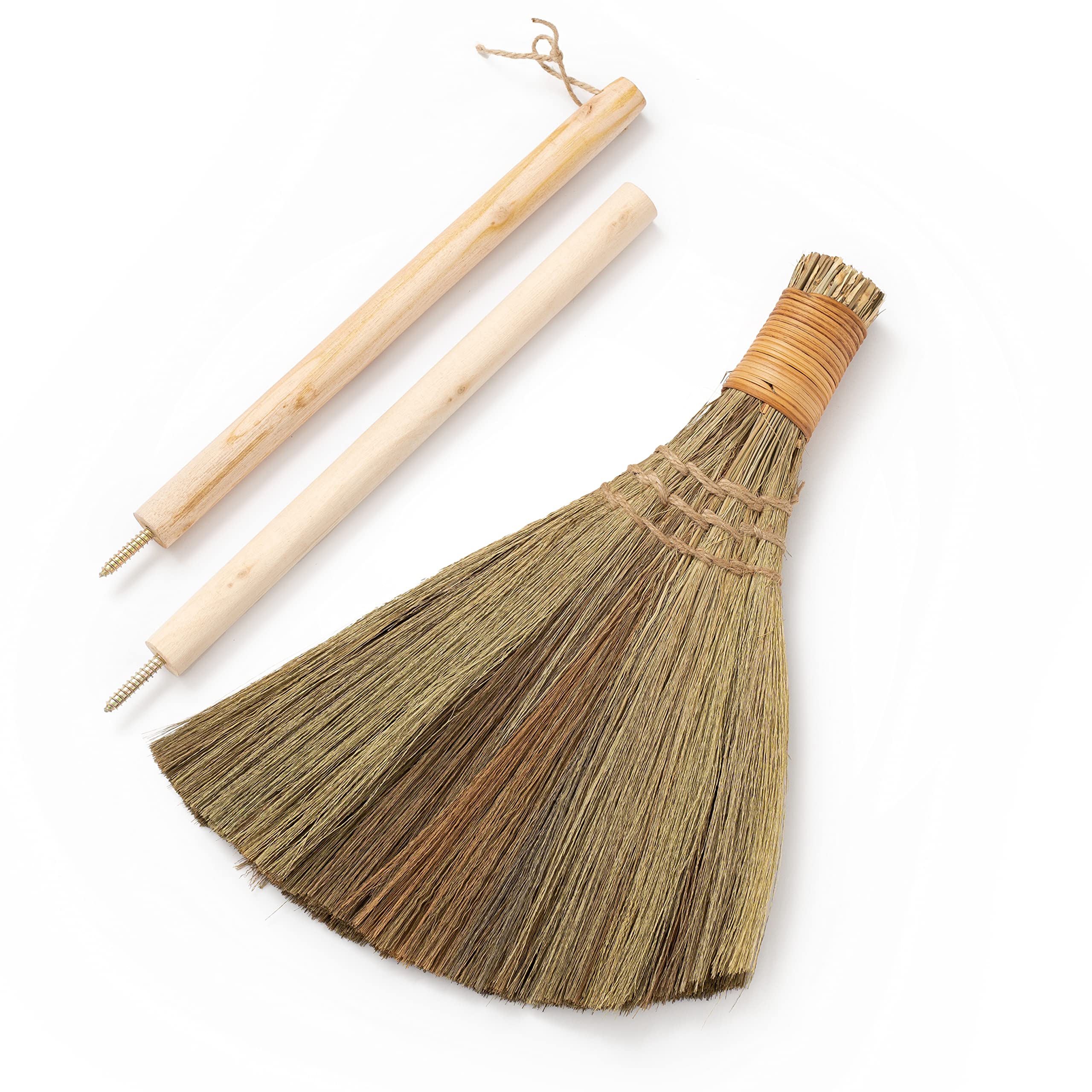 TTS Replacement Wood Handle, Durable Wood Broom Handle for Cleaning and Sweeping, Efficient Cleaning and Storage