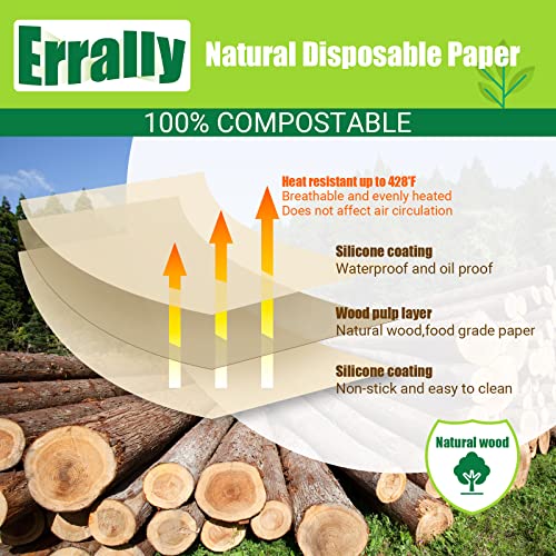 100pcs Air Fryer Disposable Paper Liner for Ninja Dual, Air Fryer Liners Rectangular Food-Grade Parchment Paper 8.6x 5.5 Inches, Ninja Dz201 Air Fryer Accessories Baking Paper(Rectangle)