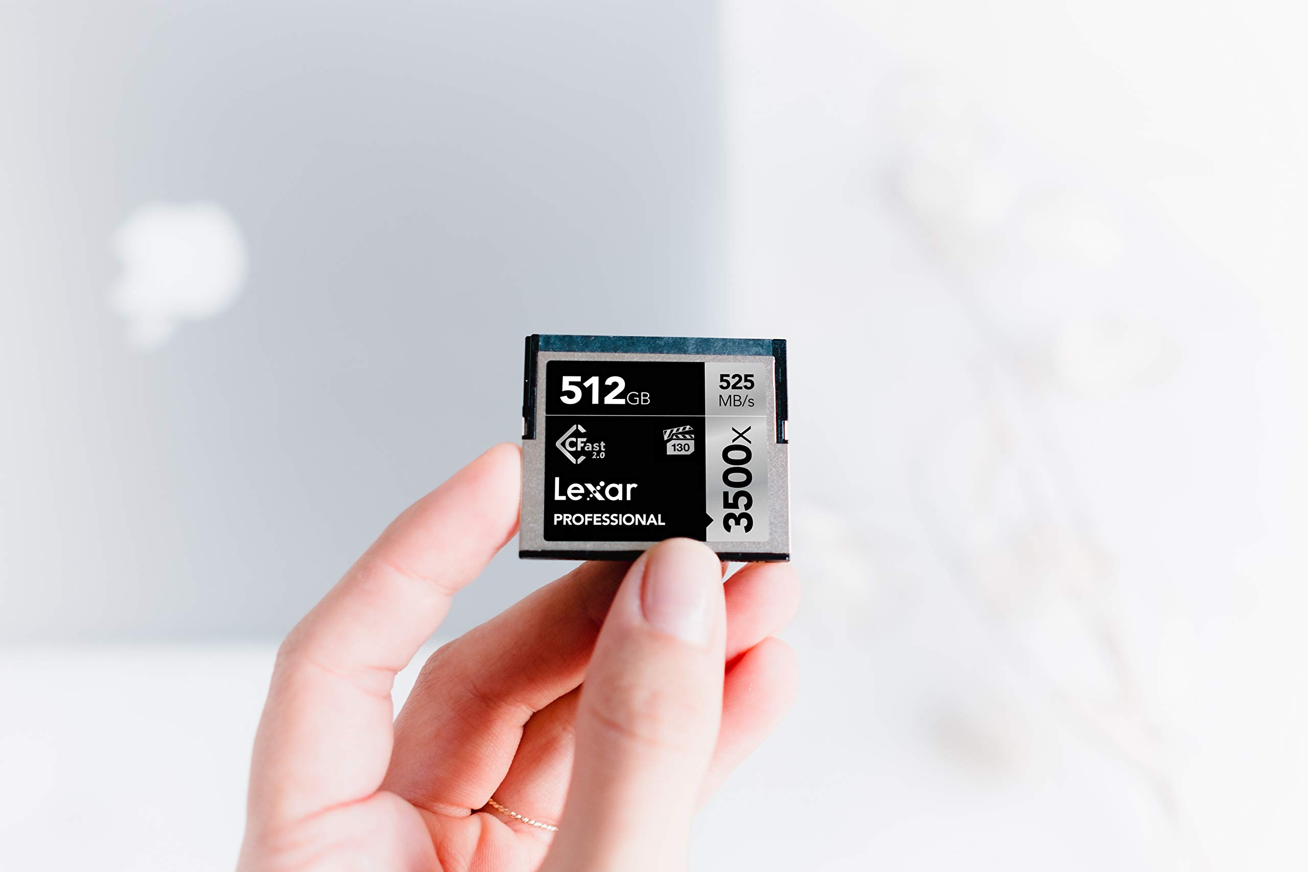Lexar Professional 3500x 256GB CFast 2.0 Card, Up to 525MB/s Read, for Cinematographer, Filmmaker, Content Creator (LC256CRBNA3500)