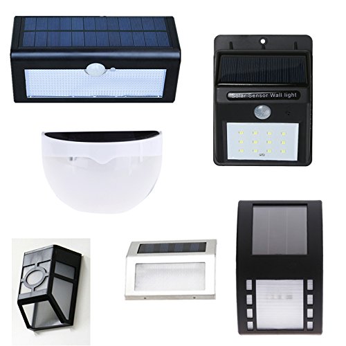 124784 : LED Solar Power PIR Motion Sensor Wall Light 20 LED Outdoor Waterproof Street Yard Path Home Garden Security Lamp Energy Saving