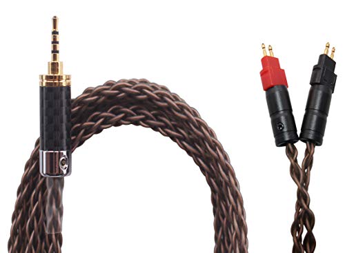 KK Cable PA-N Replacement Audio Upgrade Cable Compatible for HD420 HD430 HD525 HD545 HD565 HD650 HD600 HD580 Headphones. 2.5mm TRRS Balanced Male Plug. PA-N (2M(6.5ft))