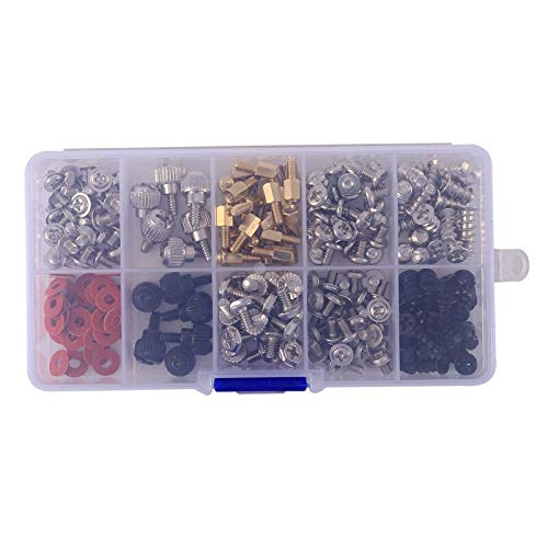New Accessories DIY for Motherboard Mounting Hardware Screws Repair Tool Hard Disk for Computer for PC with Case Set 228PCS - (Photo Color) SCRW-107036