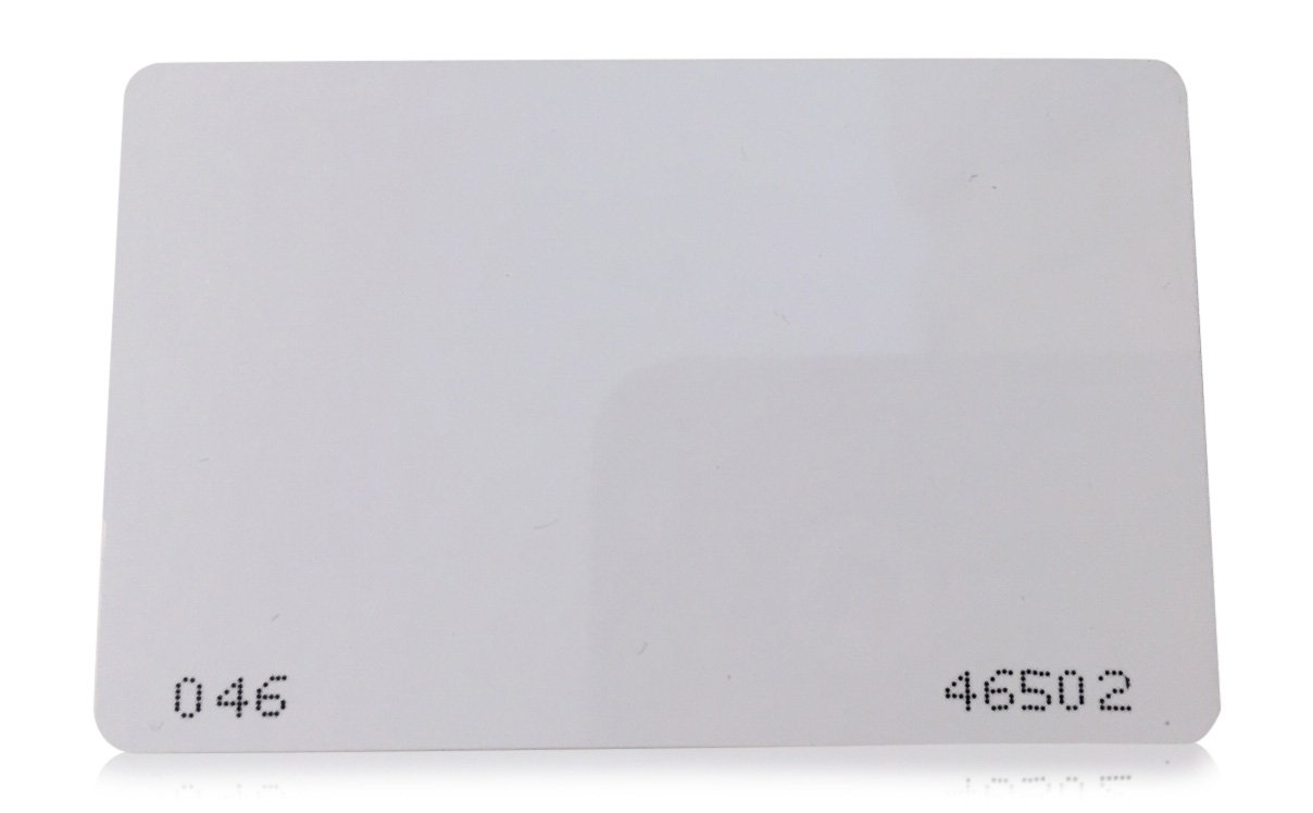 200 pcs 26 Bit Proximity CR80 Cards Weigand Prox Blank Printable Swipe Cards Compatable with ISOProx 1386 1326 H10301 format readers. Works with the vast majority of access control systems