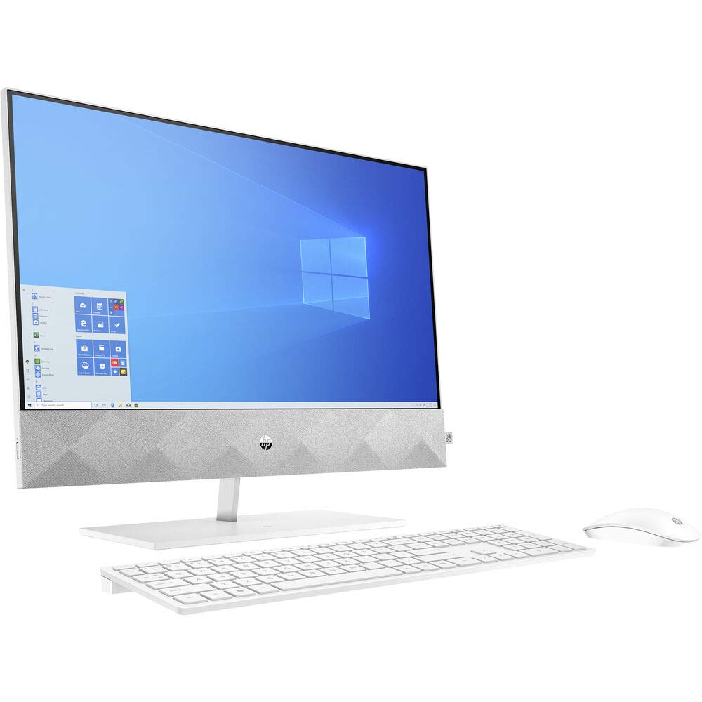 HP Pavilion 27 Touch Desktop 2TB SSD 64GB RAM Extreme(AMD Ryzen 7 Processor with 8 Cores and Max Boost 4.30GHz, 64 GB RAM, 2 TB SSD, 27-inch FullHD IPS Touchscreen, Win 10) PC Computer All-in-One