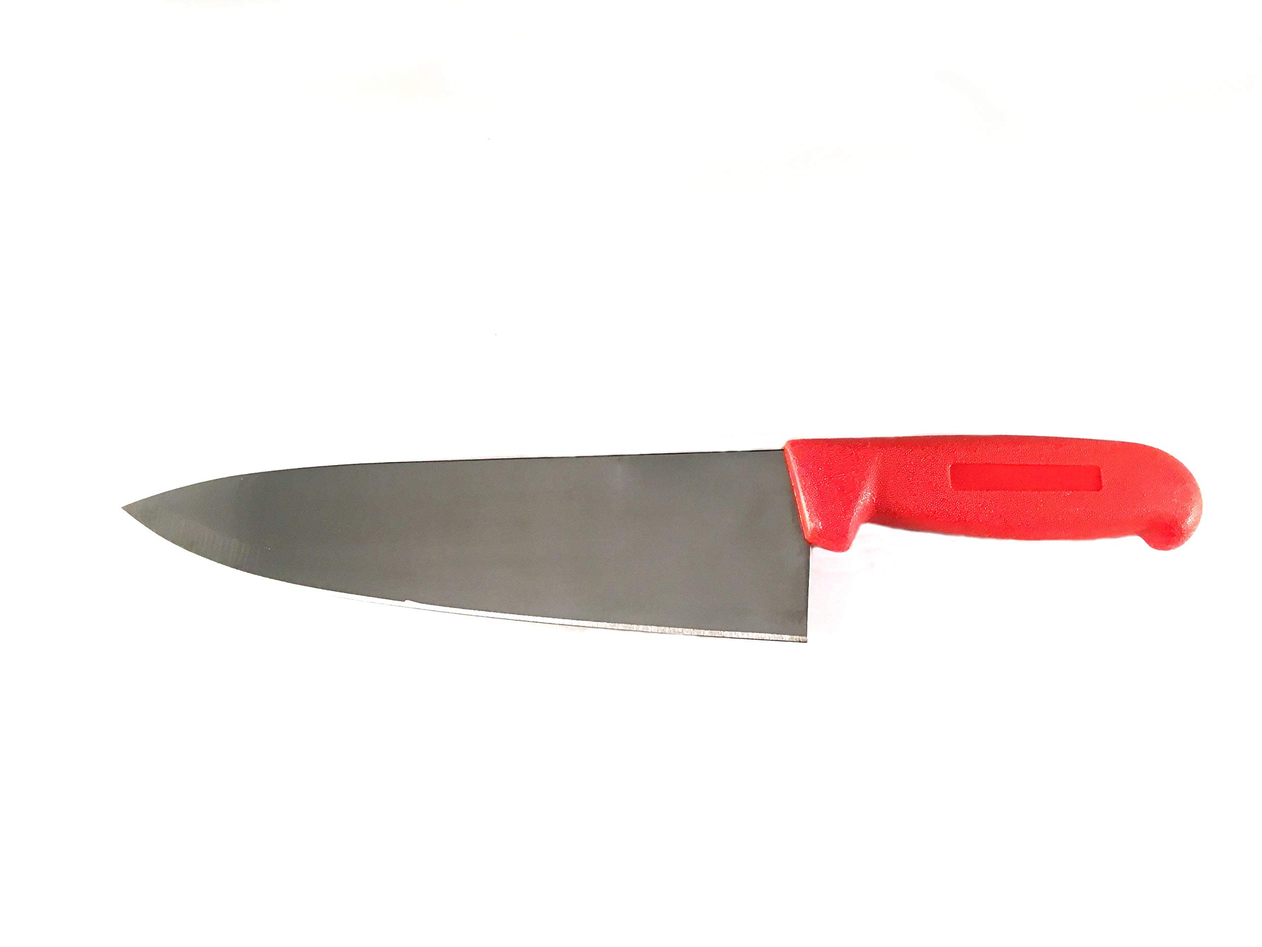 8" Chef Knife Cozzini Cutlery Imports - Choose Your Color - Razor Sharp Commercial Kitchen Cutlery - Cook's Knives (Red)