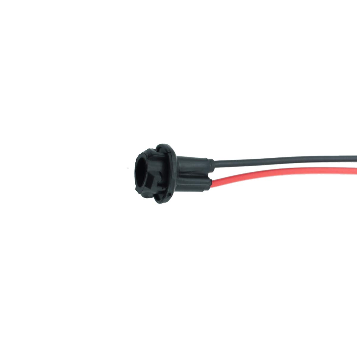 DEVMO 4pcs T10 Wire Wiring Harness W5W 168 194 2825 W3W 147 152 158 159 161 T10 Socket Holder Connector Cable T10 Wedge Base Universal for Cab Marker Roof Lights