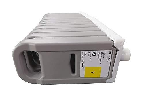 KSUMEI PFI1700 PBK Compatible Ink Cartridge Replacement for Canon PFI1700 for imagePROGRAF Pro2000,2100 Pro 4000s,4100,6000s,6100,6100S,4100S Printers 700ML (PBK)