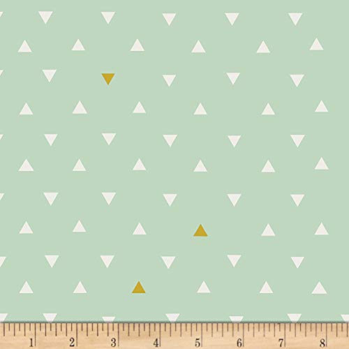 Art Gallery Fabrics Art Gallery Arizona Triangle Tokens Fabric, Dusty Seafoam