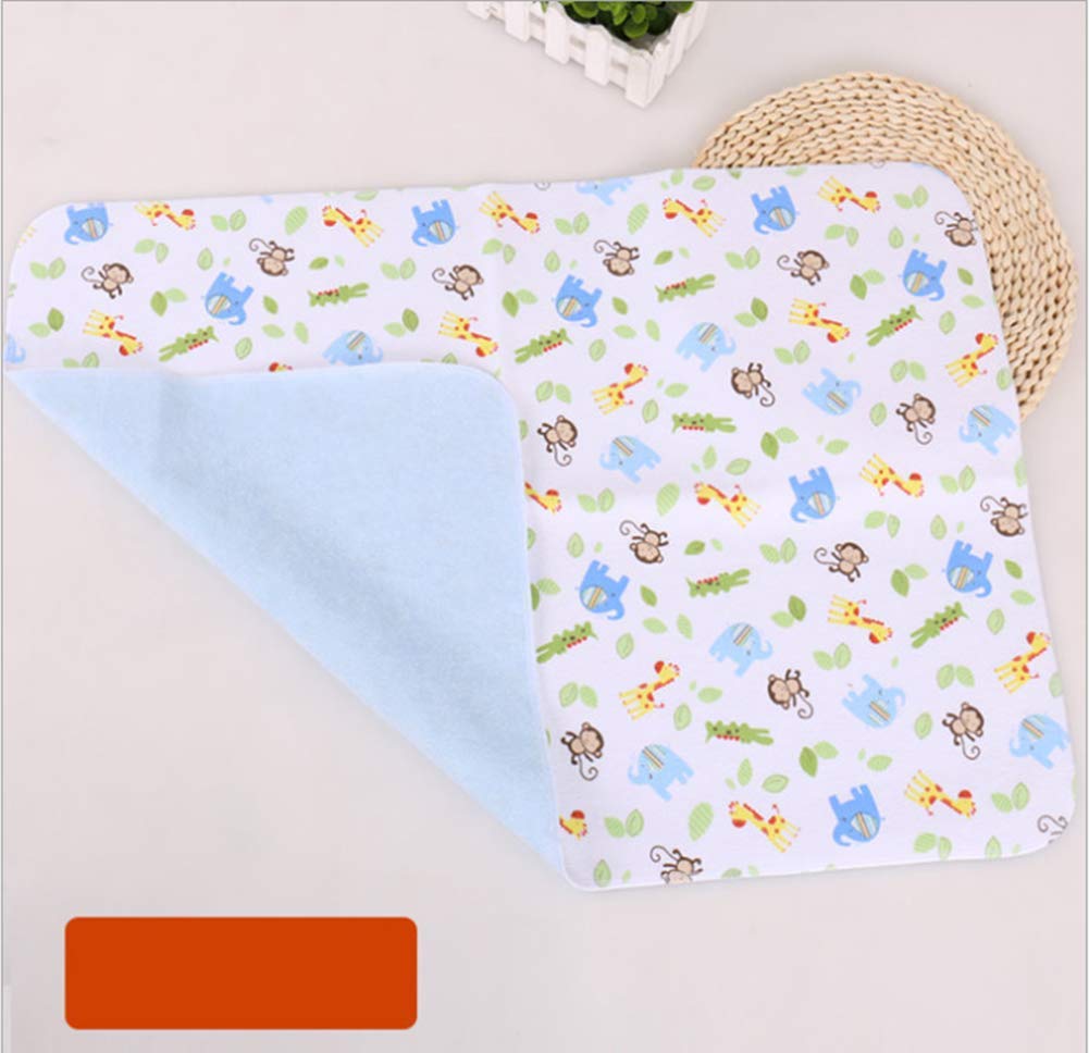 4pcs Pack Monvecle Baby Infant Cotton Waterproof Changing Pads Washable Resuable Diapers Liners Mats Small 18"x12"