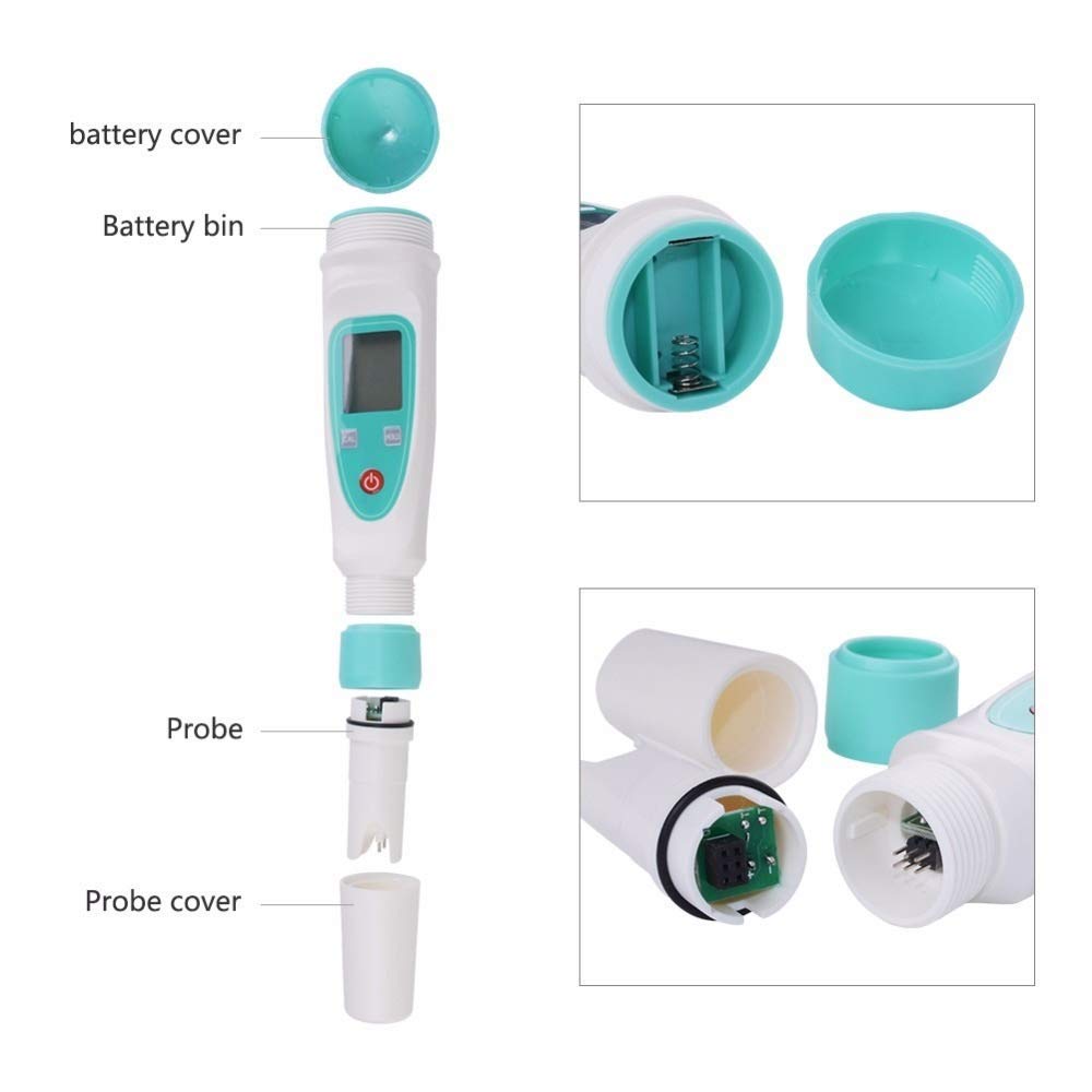 Y-LKUN Water Quality Meter Digital Salinity PPM Meter for Salt Water Pool Food Salt Salty Brine Meter Hydrometer Aquarium Tester Measuring Tool Moisture Meter