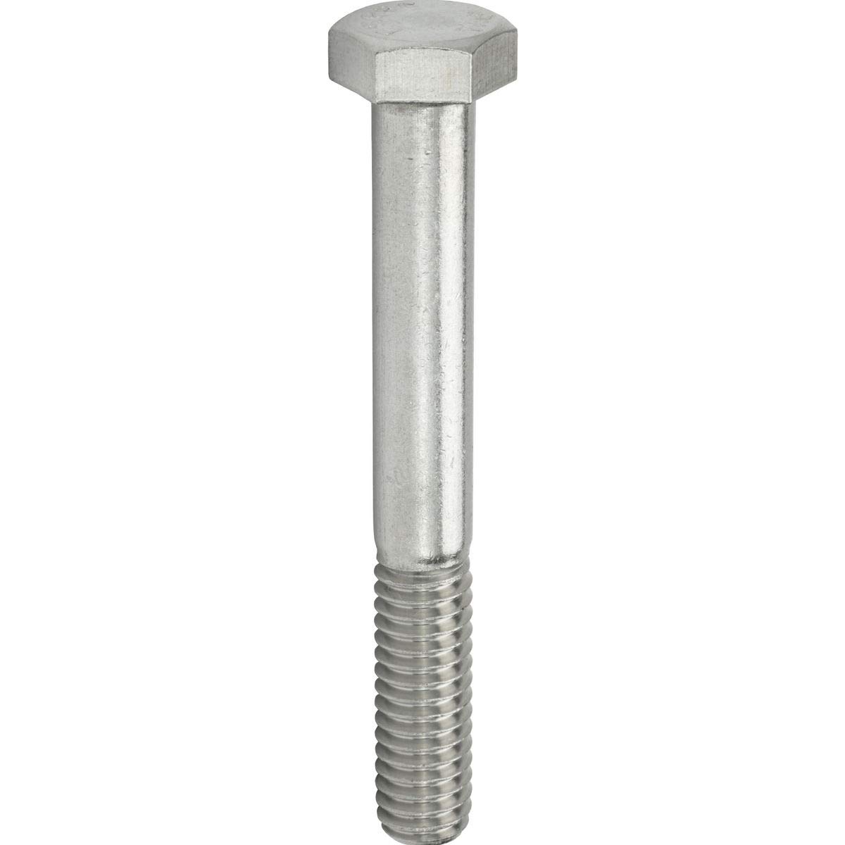 3/8-16 x 4-1/2 Hex Bolts Cap Screws Stainless Steel Partial Thread Qty 10