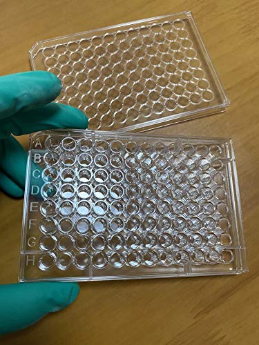Tissue Culture Plate 96 Well - with Lid, Flat Bottom, Individual Pack (Pack of 10)