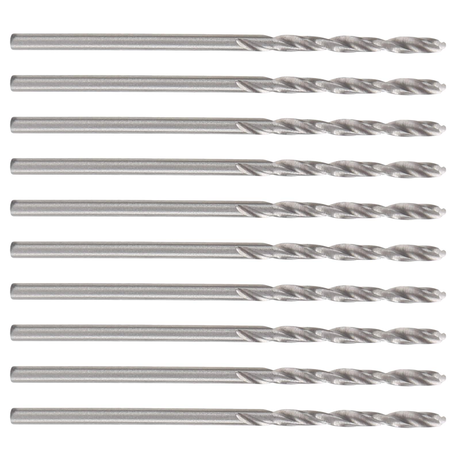 Micro Drill Bit Set, Jewelry Drill 10Pcs 1.75mm Hand Drill Drill Bit Straight Shank Drill Bit Micro Mini Drill Bit Set Small Drill Bits Pin Vise Hand Drill for Pin Vise Hand Drill