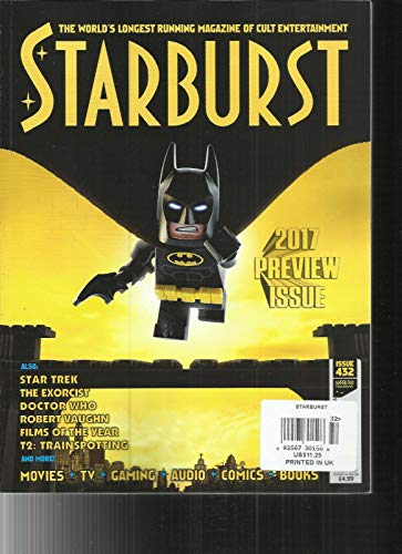 STARBURST, THE WORLD'S LONGEST RUNNING MAGAZINE OF CULT ENTERTAINMENT ISSUE,2017