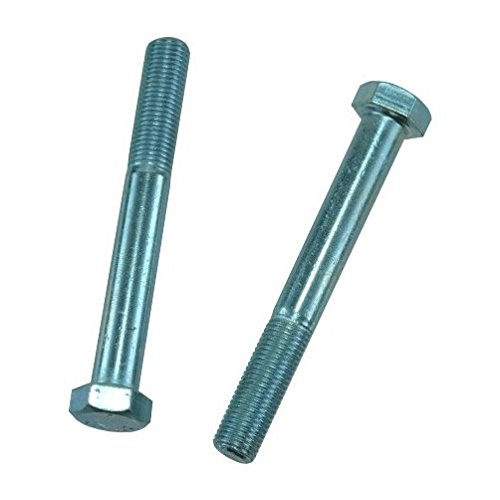 3/8"-24 X 5" Zinc Plated Grade 5 Fine Thread Hex Head Bolt (Quantity of 1)