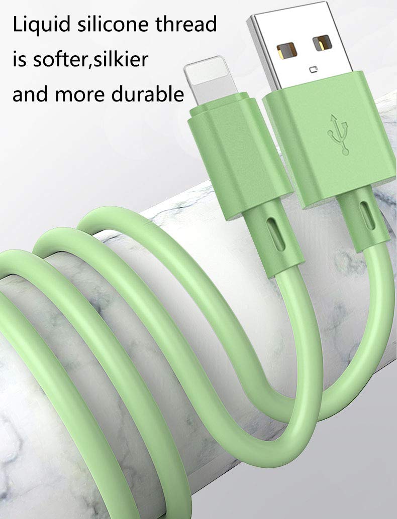 5 Pack 6ft iPhone Charger Cables MFi Certified Lightning Charging USB Data Cord High Speed Cable Compatible with iPhone 14 Pro Max Plus 13 Mini 12 11 X XS XR XS Max 8 7 iPad Pro iPad AirPods Pro