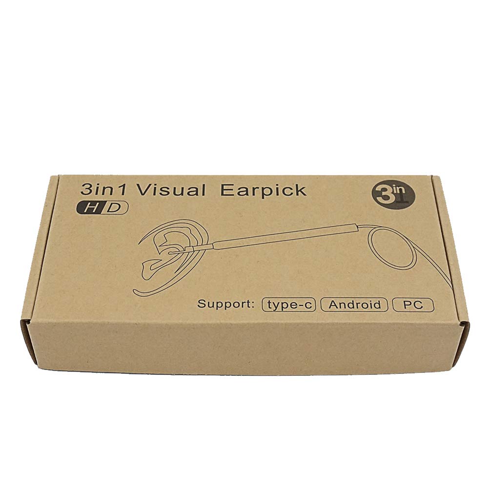 3 in 1 Otoscope iPhone,Endoscope Camera Otoscope Ear Nose Mouth,for Android Devices, Windows & Mac
