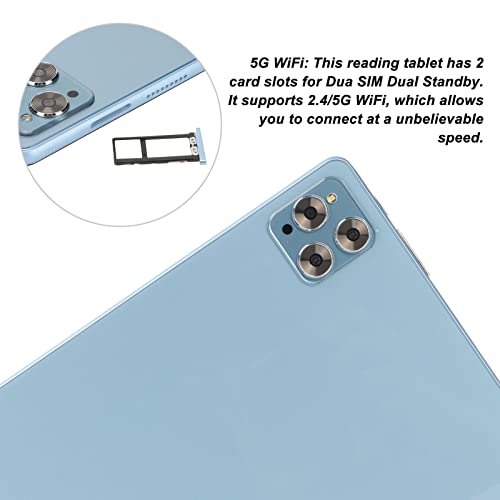 10 Inch Tablet, 4G Call Tablet US Plug 100-240V 2.4G 5G WiFi for Android11 for Reading (US Plug)