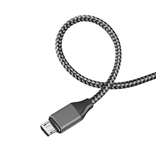 3 Pack 10 Ft Micro Charger Cable USB Charging Cord Replacement for Samsung Tablet Galaxy Tab A 10.1 (2016), 8.0 (2015,2018), Tab E, S2, Tab 4, Tab A 9.7, 7.0(2016) Nylon Braided Cables