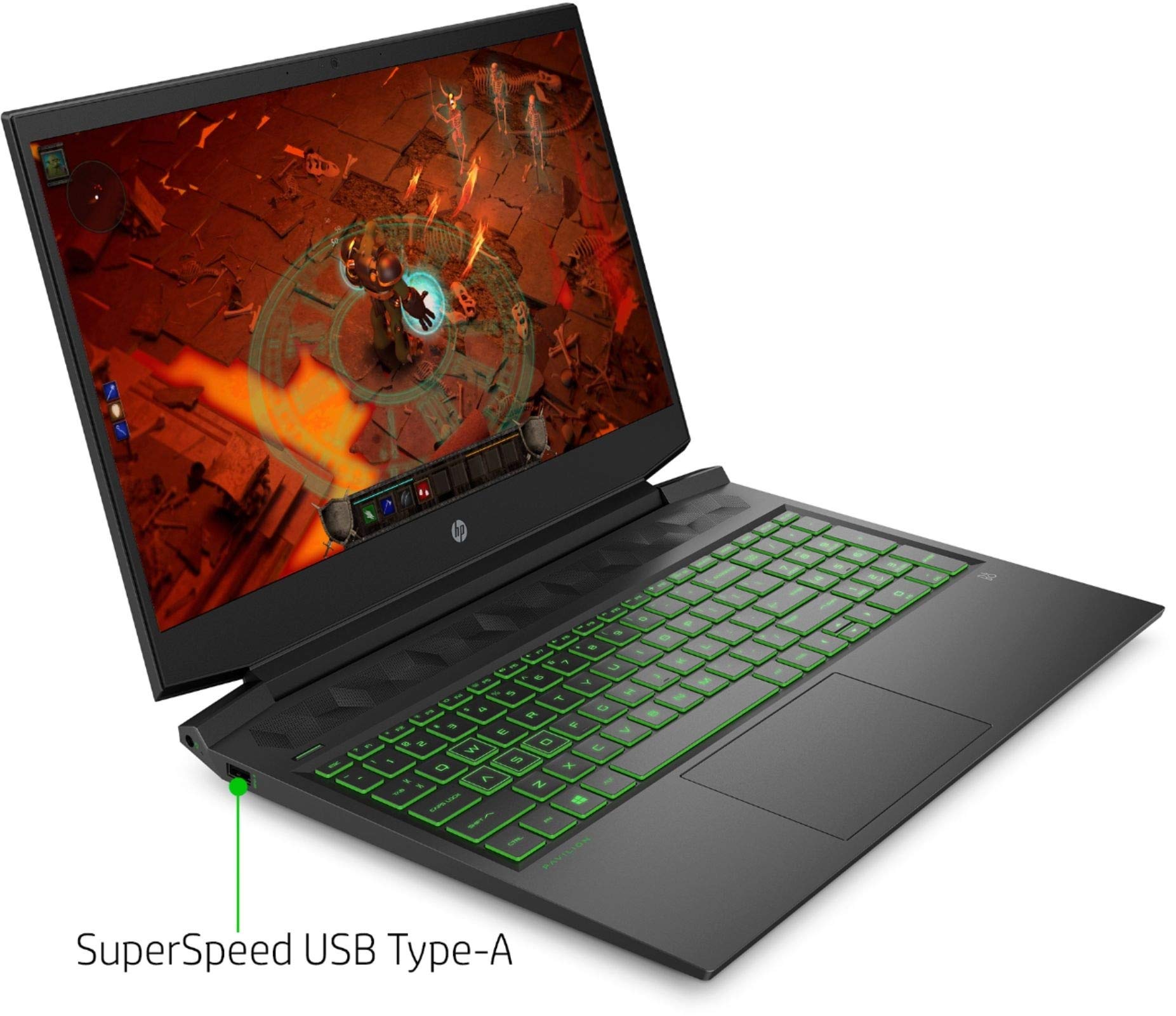 2020 HP Pavilion 16.1 FHD 144Hz IPS Gaming Laptop | 10th Gen Intel Core i7-10750H | 32GB RAM | 1TB SSD | NVIDIA 1650Ti | Backlit Keyboard | Windows 10 Home, Black