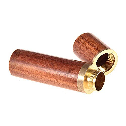 LERTREE 2Pcs/Set Wooden Toothpick Case Portable Tooth-pick Holder Storage Sewing Needles Box