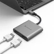 ADAM ELEMENTS USB Type-C 2-Port HDMI Converter Multi Display Adapter