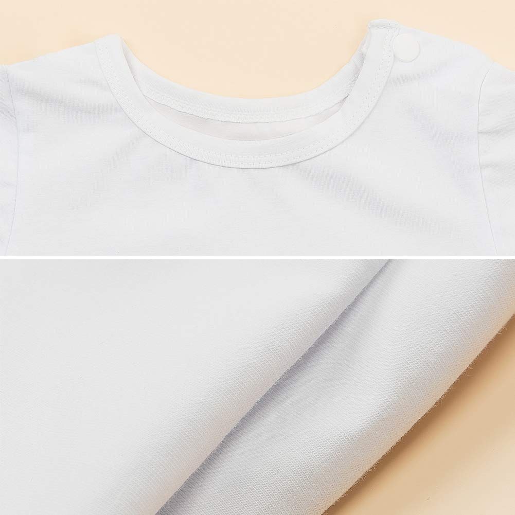 JYHOPE Happy Birthday Daddy Funny Letter Print Rompers Newborn Infant Baby Jumpsuit(0-3Months,White)