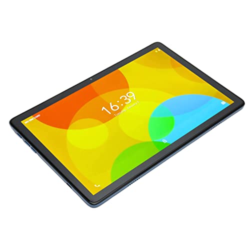 10.1 Inch HD Tablet, 4G LTE Tablet 2.4G 5G WiFi Dual Camera US Plug 100β240V Octa Core for Home (Blue)