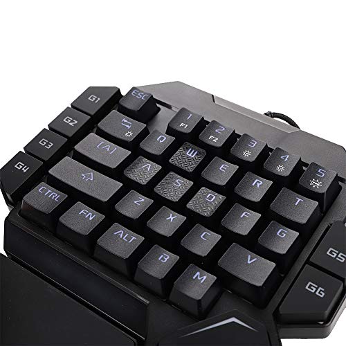 Diydeg Gaming Keyboard, Black RGB Blacklight Mechanical Keyboard, for Win 2000/Win XP/Win ME/Vista/Win7/Win8/WIN10