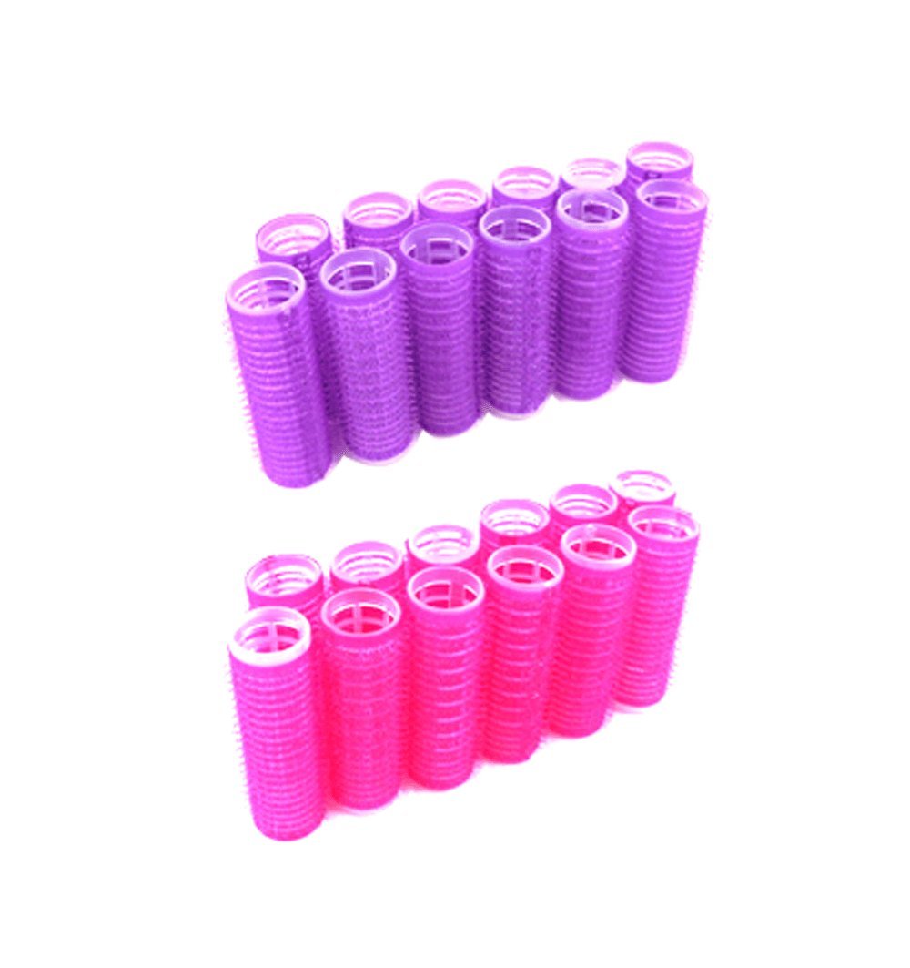 24pc x 3/4" Diameter Self Grip Hair Rollers Pro Salon Hairdressing Curlers Small