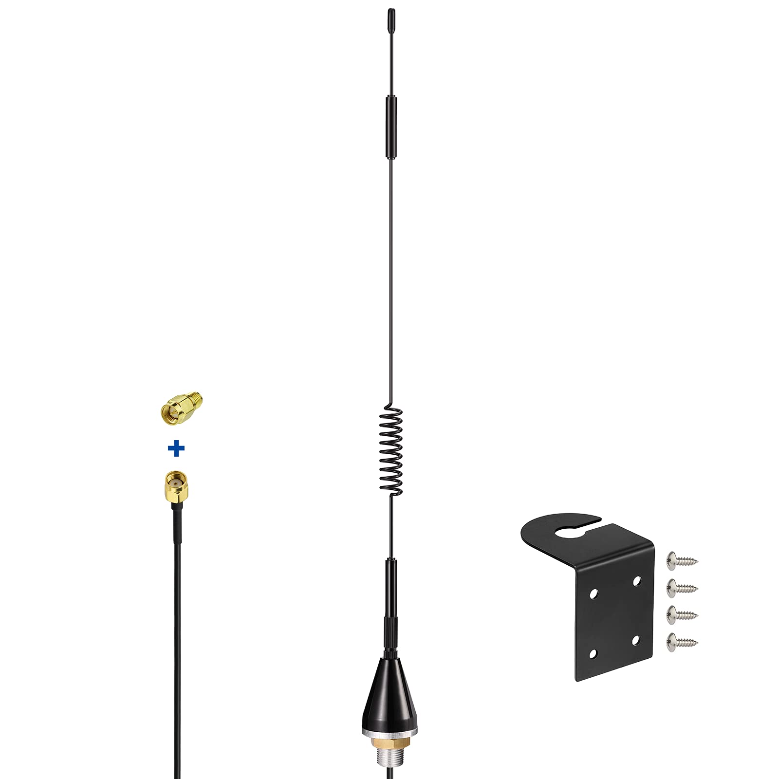Bingfu 4G LTE RP SMA Cellular Antenna 7dBi Outdoor Antenna (2 Pack) Compatible with Spypoint Link Micro Covert Spartan Stealth Cam Tactacam Muddy Trail Game Camera Security Camera Wireless Router