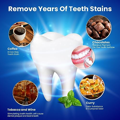 Teeth Whitening Strips for Teeth Sensitive, 28 Whitening Strips Effective Teeth Whiting Strips Reduced Sensitivity White-Strips, Helps Remove Smoking/Coffee/Soda/Wine Stain (14 Treatments)