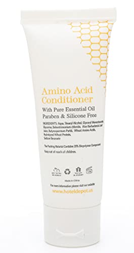 BIO CORN Travel Size Conditioner, Hotel Toiletries Bulk (48 Pack, 1.1oz/30ml), Degradable Tube -Cornstarch Material