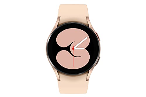 Samsung Galaxy Watch 4 40mm Smart Watch Bluetooth - Pink Gold (US Version) with Samsung Wireless Charger Fast Charge Pad Duo (2021),Black